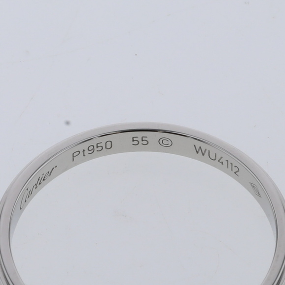 Cartier | Jewelry | Cartier Ring Damour Wedding Width About 25mm Platinum Pt95 No 5 Mens Ca ...